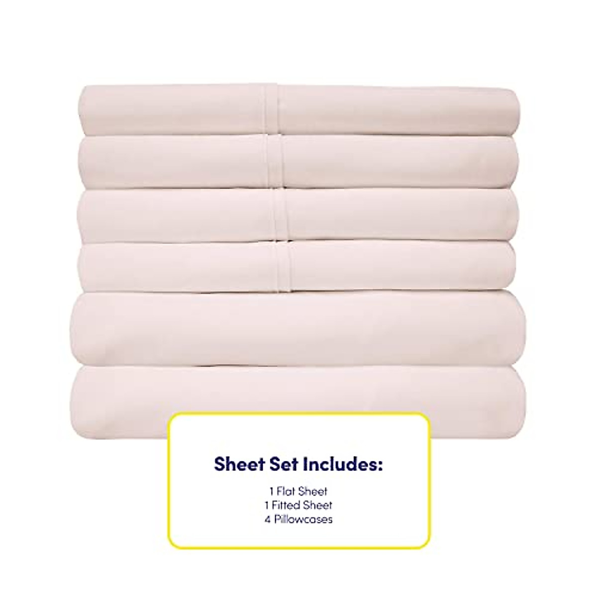 Queen Sheets Pale Pink - 6 Piece 1500 Supreme Collection Fine Brushed Microfiber Deep Pocket Queen Sheet Set Bedding - 2 Extra Pillow Cases, Great Value, Queen, Pale Pink