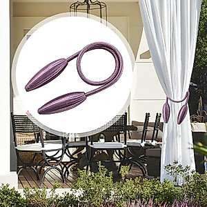 Magnetic Curtain Tiebacks Curtain Pull Backs Curtain Ties Window Curtain Tie Backs with Hooks for Home Bedroom Curtain