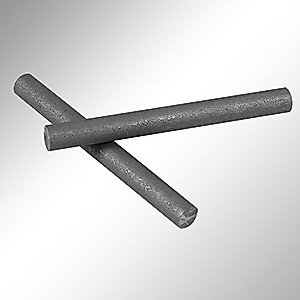 5Pc Graphite Rod Length 100mm Diameter 10mm Electrode Cylinder Rod 99.9% Carbon Graphite Rod Black for Metallurgy, Chemical Industry and Light Industry