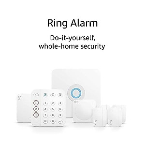 Like-New Ring Alarm 8-piece kit (2nd Gen) – home security system with optional 24/7 professional monitoring – Works with Alexa