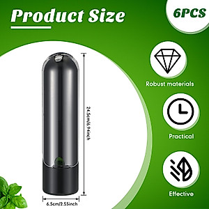 Mifoci 6 Pack Herb Saver Pod Herb Saver for Refrigerator Herb Keeper Cilantro Container Herb Storage Containers Herb Holder for Fridge Parsley Asparagus Cilantro Keeps Fresh for 2-3 Weeks