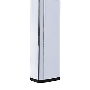 Monarch Specialties I DINING TABLE - 32"X 48"/ WHITE/CHROME METAL,