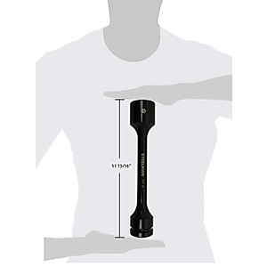 Steelman 1-Inch Drive x 1-1/2-Inch 475 ft-lb Torque Stick, Prevents Over-Tightening of Lug Nuts, Black Powder-Coated Steel