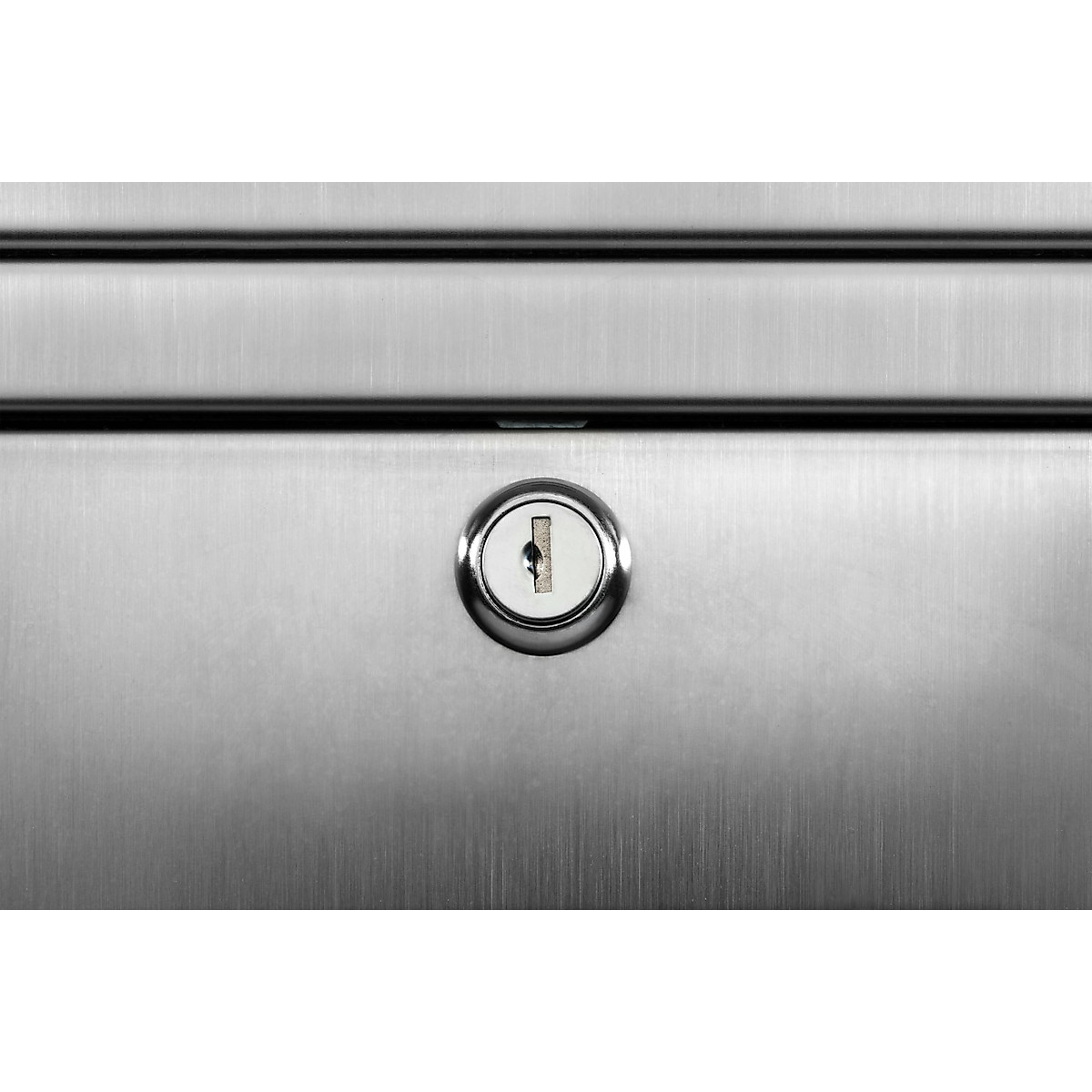 Architectural Mailboxes Maya Stainless Steel, Locking, Wall Mount Mailbox, 2417PS-10, Stainless Steel, Medium Capacity
