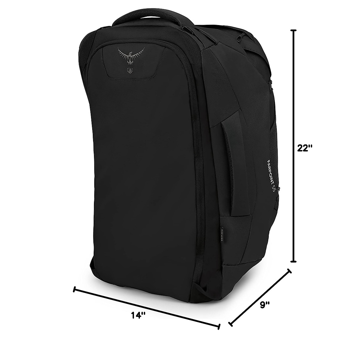 Osprey Farpoint 55 Travel Backpack, Multi, O/S