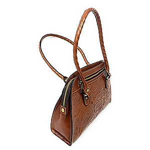 Patricia Nash Tooled Leather Calvi Satchel, Florence