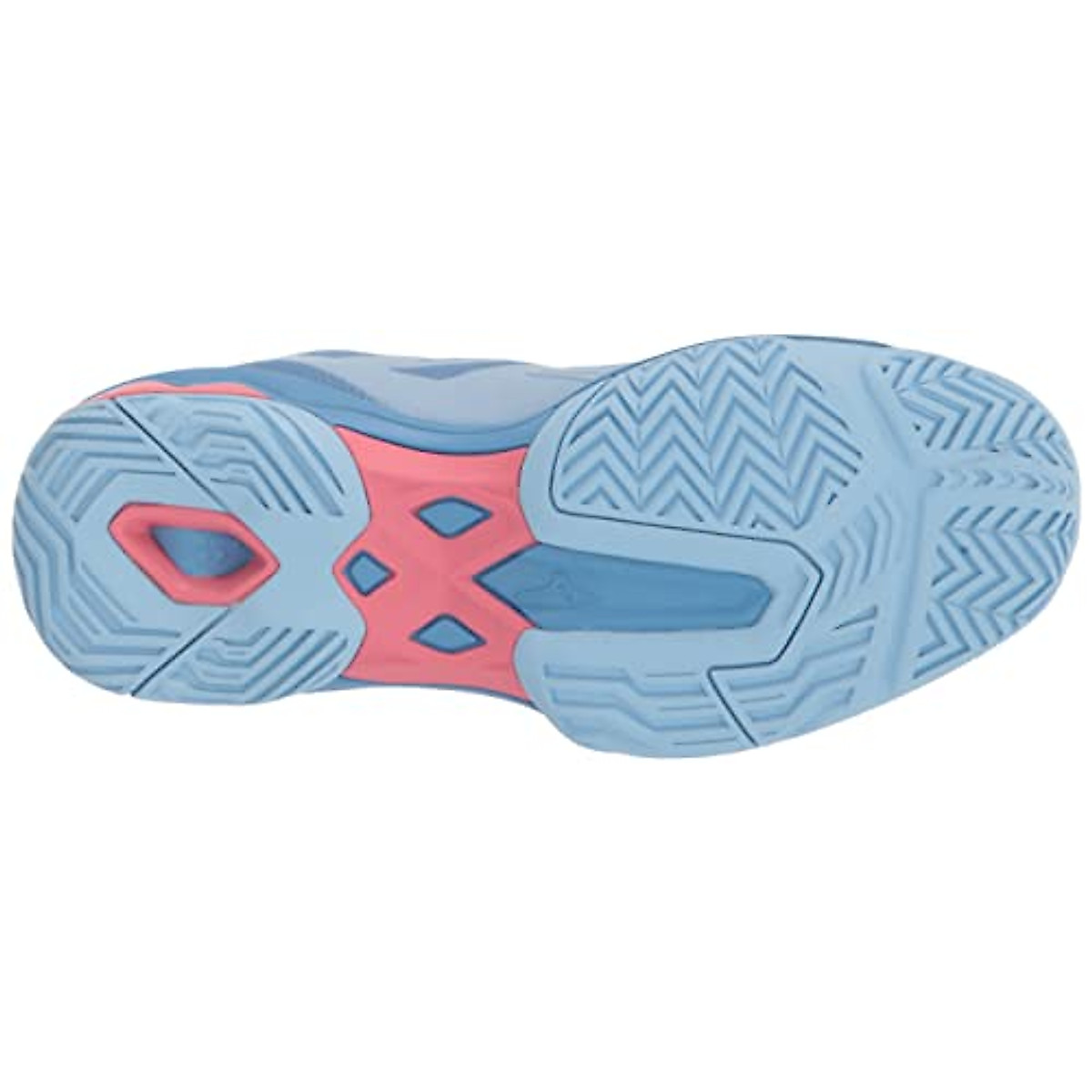 Mizuno Women's Wave Exceed Light Tennis Shoe, Dutch Canal/White, 9.5