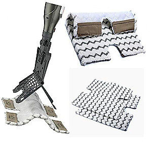 ConPus 2 Pack Replacement Steam Mop Pads for Shark Lift-Away Pro Steam Pocket Mop S3973 S3973D S3973WM & Genius Steam Pocket Mop S5002Q S5003A S5003D S6001W S6001WM S6002 S6002C S6003D S600W