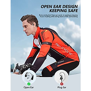 Bone Conduction Headphones -Wireless Bluetooth Headphones- Open Ear Earphone- Sports Bluetooth Headset - Sweatproof for Running and Workouts