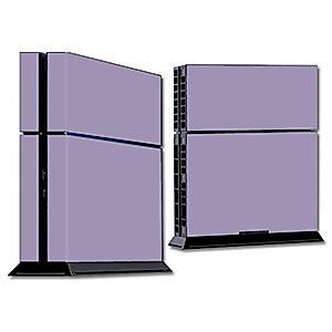 MightySkins Skin Compatible with Sony PS4 Console - Solid Lavender | Protective, Durable, and Unique Vinyl Decal wrap Cover | Easy to Apply, Remove, and Change Styles | Made in The USA