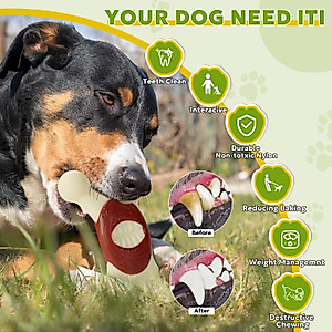 FRLEDM Dog Toys for Aggressive Chewers Indestructible Dog Toys, Durable Tough Dog Chew Toys for Medium and Large Large Breed Dogs，Dog Toys to Keep Them Busy