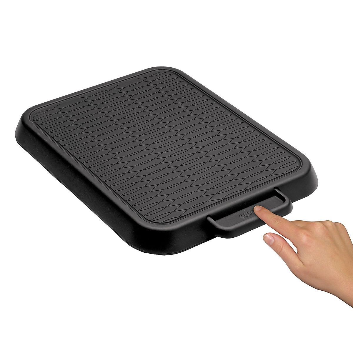 Copco Coffee Cab Rolling Countertop Small Appliance Stand - 2555-0217,Black