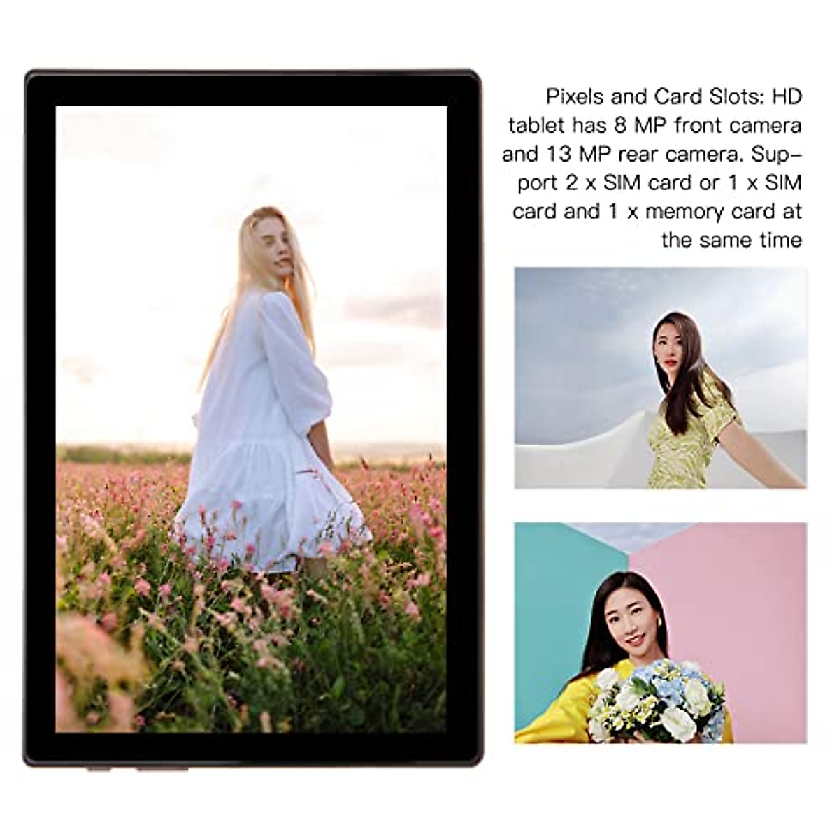 Gaming Tablet, 10GB RAM 10.1in Tablet for Business (Grey)