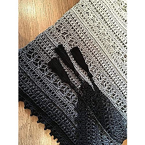 YarnArt Flowers Moonlight Glitter Cotton Yarn, Weight 9.17oz Length 1093 Yards Rainbow Crochet, Metallic Lurex Handknit Shiny, Silvery Cake, Multicolor Cotton,Rainbow Crochet (3253)