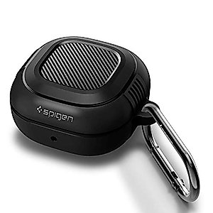 Spigen Rugged Armor Designed for Galaxy Buds2 Pro Case (2022) / Galaxy Buds 2 Case (2021) / Galaxy Buds Pro Case (2021) / Galaxy Buds Live Case (2020) - Matte Black