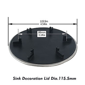 Talea Kitchen Sink Downcomer Stainless Steel Decorative Cover Vegetable Washing Basin Accessories Sink cover QS135