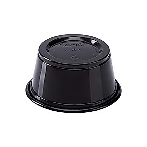 Karat FP-P200-PPB 2 oz. PP Portion Cups - Black (Case of 2500)