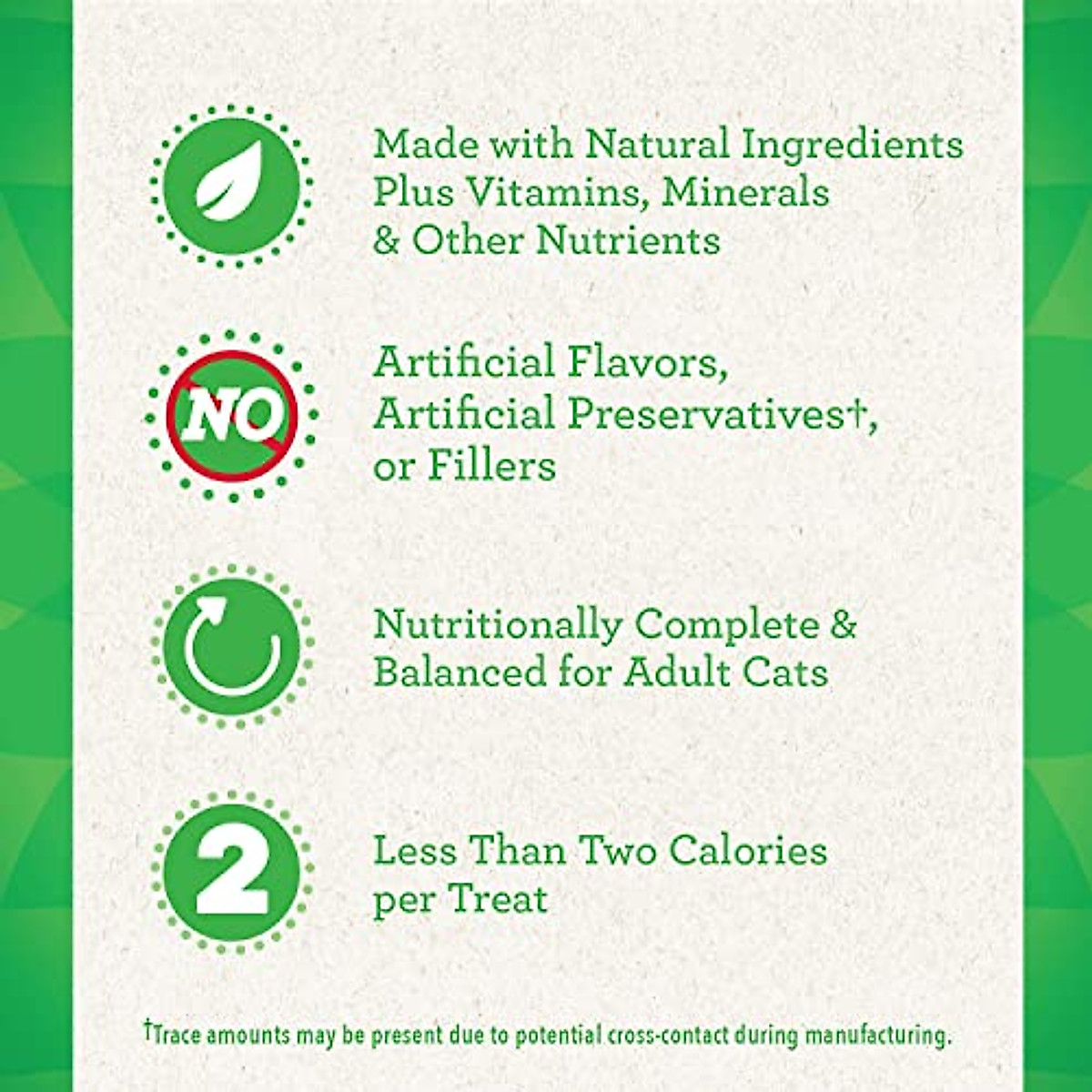 FELINE GREENIES SMARTBITES Skin & Fur Health Crunchy and Soft Natural Cat Treats, Salmon Flavor, 4.6 oz. Pack