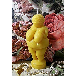 Beeswax Large Fertility Goddess Venus of Willendorf Candle