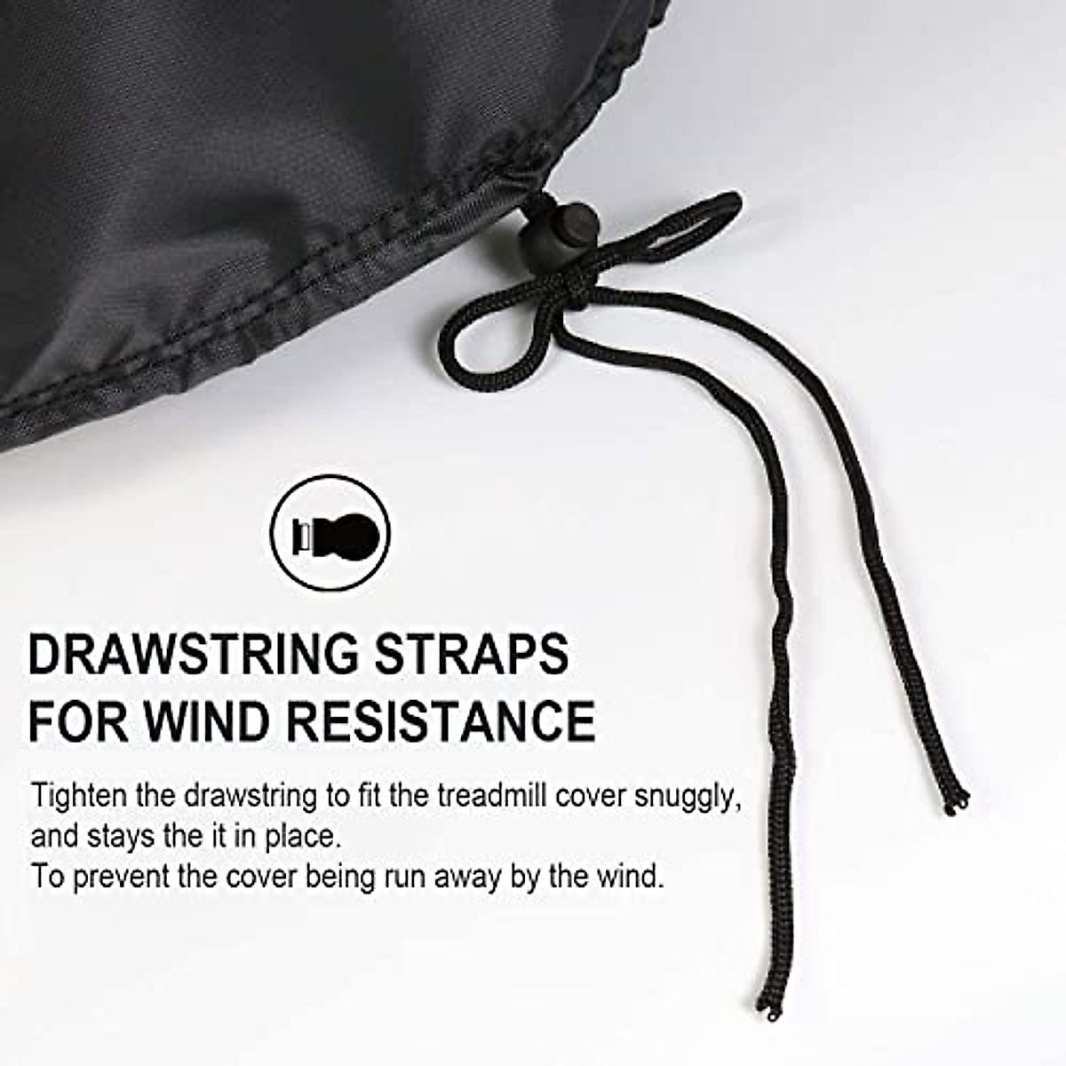 Kingling Patio Furniture Covers, 90 Inch Round Outdoor Patio Table Cover, Outdoor Furniture Cover Waterproof for Round Furniture Outdoor Bar Height Table and Chairs Set - 90''D x43''H