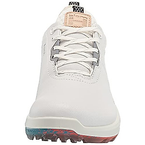 ECCO Women's Biom Hybrid 4 Gore-TEX Waterproof Golf Shoe, White, 9-9.5