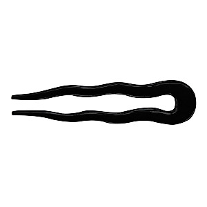 Marycrafts Simple Wavy Horn Hair Accessories Hair Fork Hairfork, Hair Pins Handmade 4.92"