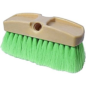 GUTTER MASTER Guttermaster GM-214NP-8 Green 8 Inch Oblong Very Soft Flow Through Brush for Vehicles and Boats