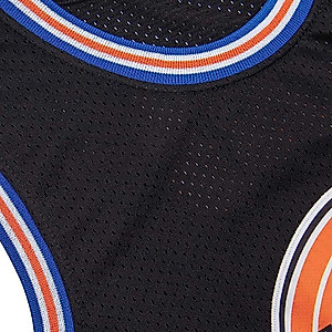 CAIYOO 23 Space Movie Youth Basketball Jersey for Boys Fit Age 5-18 Kids (Black, X-Large)