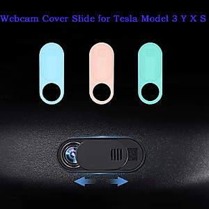 Amavoler Camera Privacy Cover Fit for Tesla Model 3/Y, Also for MacBook, iMac, Laptop, Desktop, Pc, iPad, iPhone, Smartphone Protect.