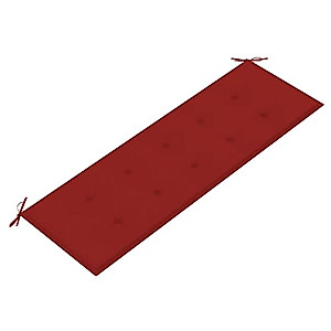 imasay Garden Bench Cushion Red 59.1"x19.7"x1.2"