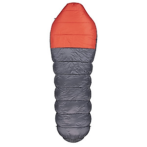 Klymit Wild Aspen Lightweight Dual Fill Mummy Sleeping Bag, Bag, 0°F Cold Weather Sleeping Bag for Camping, Hiking, and Backpacking, Gray, Large