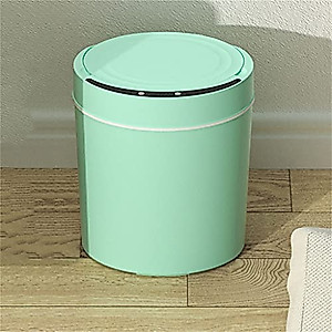 N/A Smart Sensor Garbage Bin Kitchen Bathroom Toilet Trash Can Best Automatic Induction Waterproof Bin with Lid ( Color : Gray , Size : 13L )