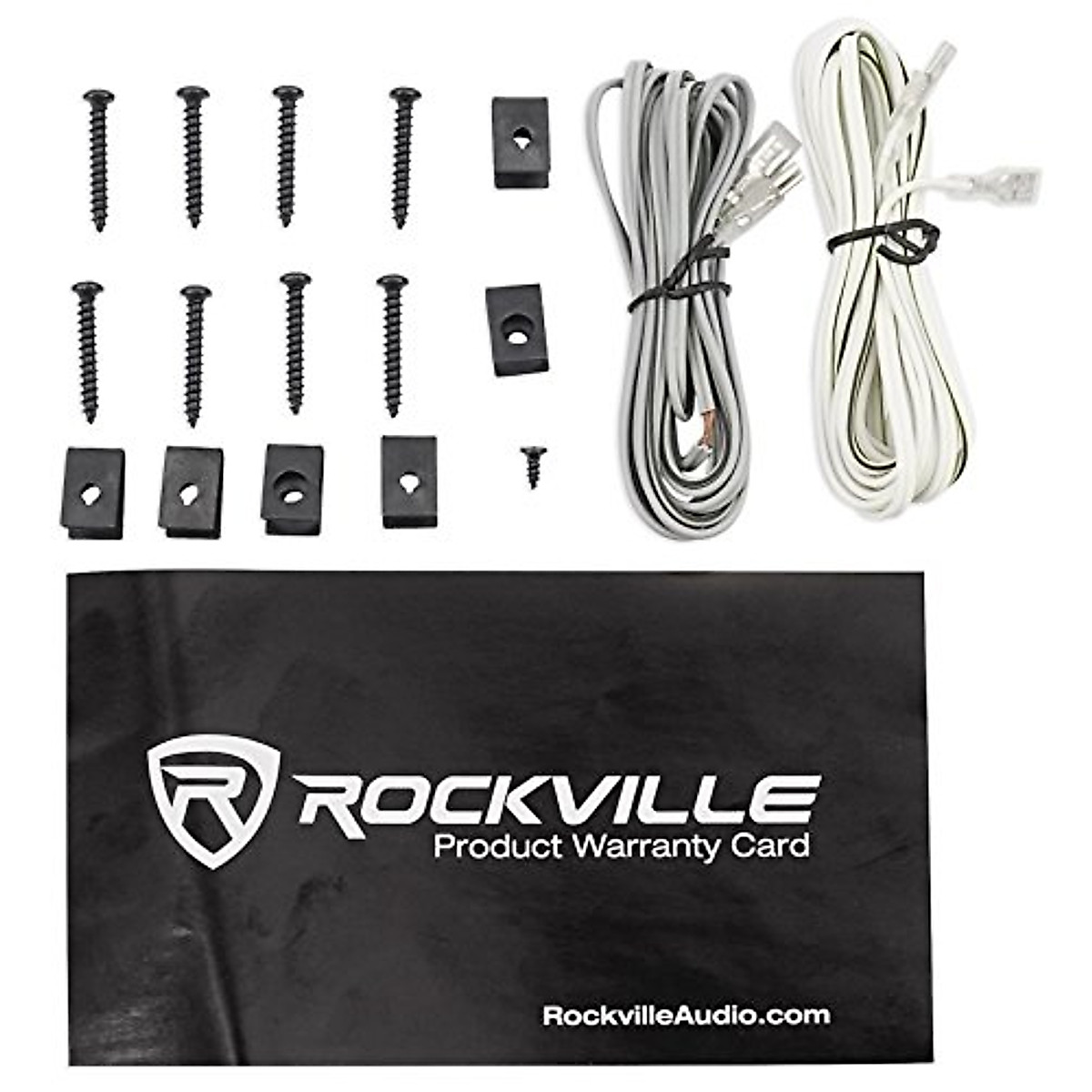 Pair Rockville RV4.3A 4" 3-Way Car Speakers 500 Watts / 70w RMS CEA Rated Total