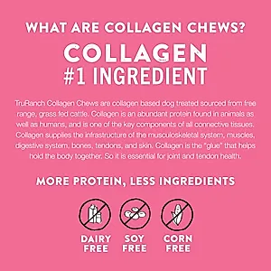 TRURANCH Large Pork Skin Rolls, Chicken-Wrapped Jerky, Made with Real Pork Skin, Rawhide Alternative, Healthy Dog Chews, 1 Bag, 2 Count