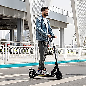 EVERCROSS EV08E Electric Scooter, 350W Motor & 8" Solid Tires, 20 Miles Range &19 Mph, 3 Speed Modes, Folding Commuter Electric Scooter for Adults Teenagers