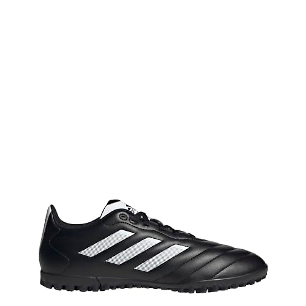 adidas Unisex Goletto Turf Soccer Shoe, Core Black/White/Red, 7.5 US Men