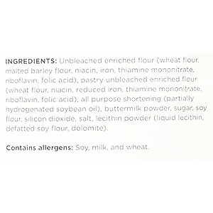 Augason Farms Buttermilk (No Leavening) Biscuit Mix 2 lbs 15 oz No. 10 Can, 5-80410