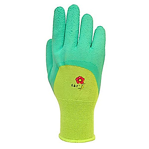 Women Gardening Gloves with Micro Foam Coating - Garden Gloves Texture Grip - Women’s Work Gloves 3 Pair Pack - Working Gloves For Weeding, Digging, Raking and Pruning