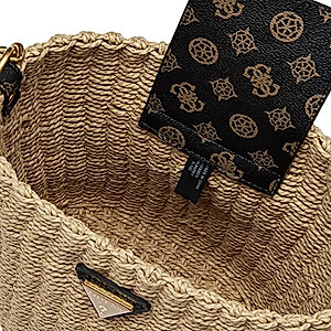 GUESS womens Lilica Bucket, Brown Logo, one size US