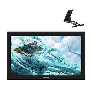 HUION Kamvas Pro 24 4K UHD Graphics Drawing Tablet and ST100A Adjustable Stand