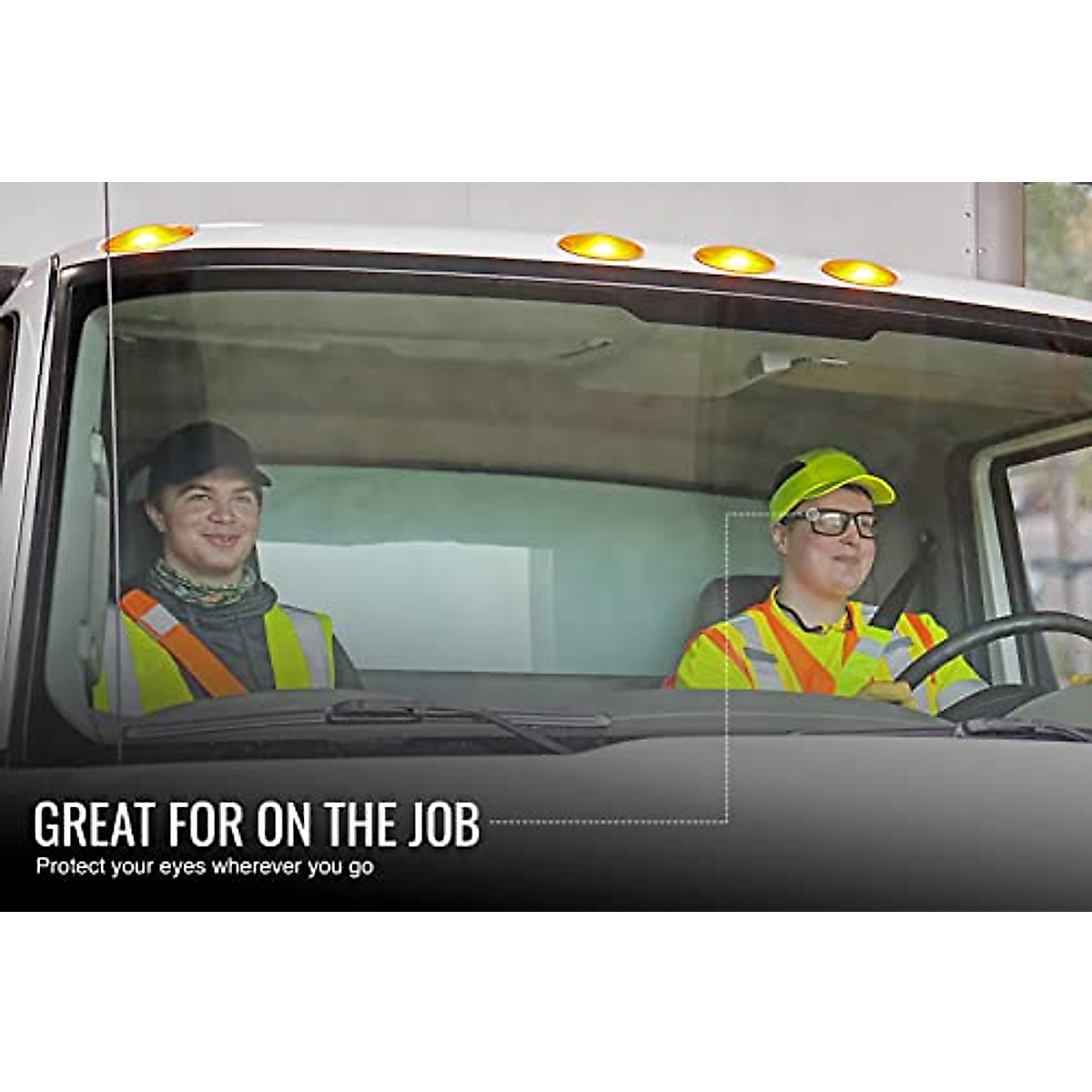 Bullhead Safety Glasses Pompano with Clear Anti Fog and Scratch Resistant Lenses, Polycarbonate Protective Eyewear with UV Protection, Comfortable and Lightweight, Matte Black Frame