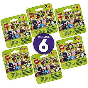 LEGO Minifigures Series 27 6 Pack - Multipack of Collectible Figures for Kids, Boys and Girls, Ages 5+ - Mystery Blind Box of 12 Possible Minifigures - Gift Idea for Birthdays or Events - 66795