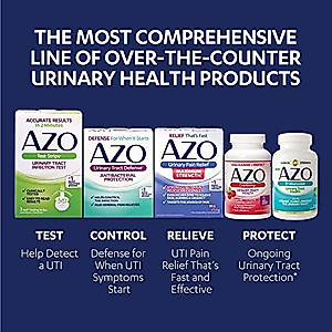 AZO D-Mannose Urinary Tract Health, Cleanse, Flush & Protect The Urinary Tract*, #1 Pharmacist Recommended Brand, Clinical Strength, Non-GMO, 120 Count