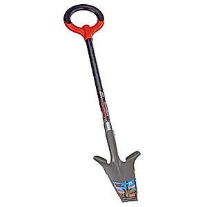 Radius Garden 23311 Root Slayer Perennial Shovel, Red