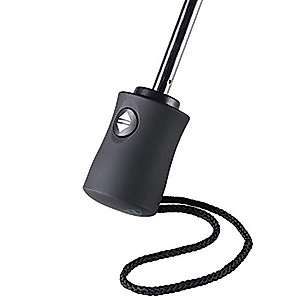 Lewis N. Clark Travel Umbrella Windproof & Water Repellent Fabric, Automatic Open Close & 1 Year Warranty, Orange