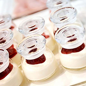 Libbey Vibe Mini Glass Jars with Lids, 4.5-ounce, Set of 12