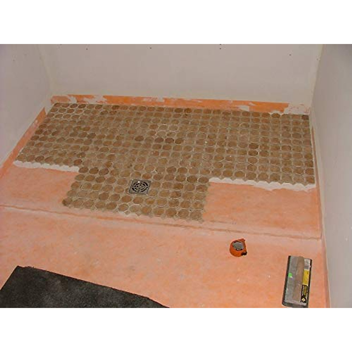 SIMPLYHARDWARE Waterproofing Membrane for Bathroom, Shower and Tile Flooring | 3 Ft 3 inch x 33 Ft (1 Meter x 10 Meter) | 108 Square feet | 8 mil Thickness | Roll Package