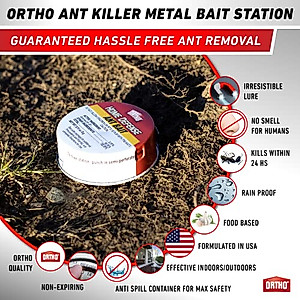 Ant Traps Indoor By ORTHO Home Defense 4+1pk- Metallic & Adhesive Pet Friendly Ant Killer Indoor & Ant Killer Outdoor - Ant Trap & Ant Bait Traps Indoor Ant Killer - Ant Traps Outdoor,Ant Bait Outdoor