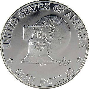1976 S Type 1 Eisenhower Dollar Choice Proof 40% Silver IKE $1 US Coin