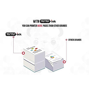 YoYoInk Compatible Toner Cartridge Replacement for Brother TN221 TN225 B/C/M/Y (2 Black, 1 Cyan, 1 Magenta, 1 Yellow; 5 Pack)